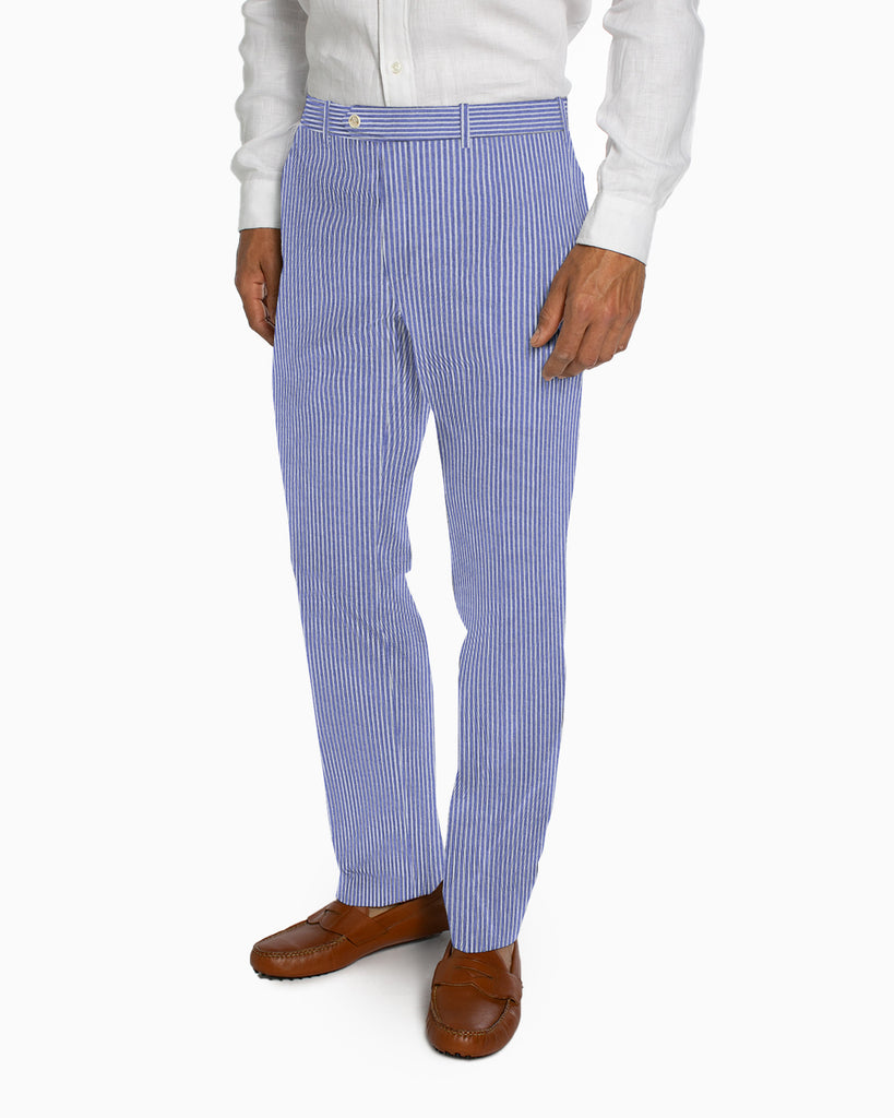 Seersucker Trousers - Made in the USA – Hertling USA